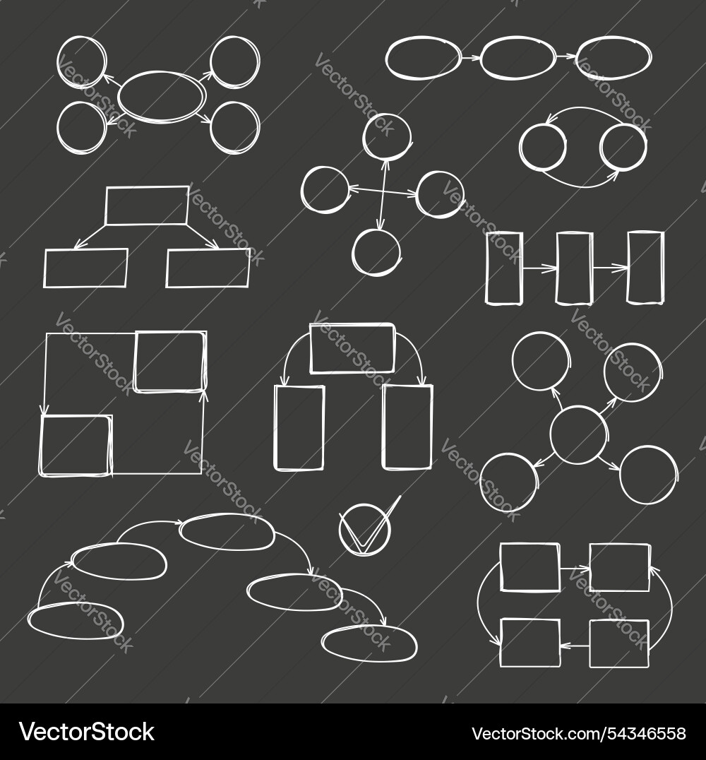 Infographic elements including circles arrows Vector Image