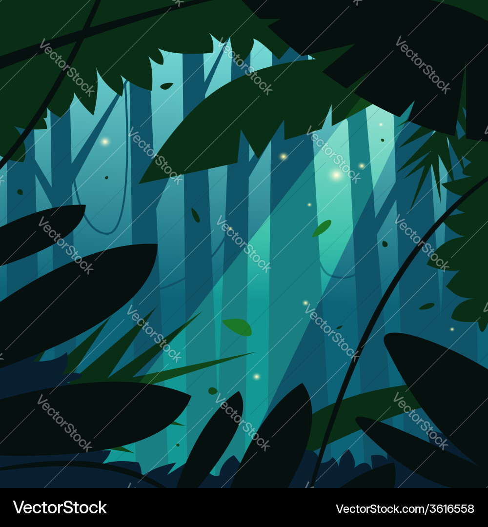 Jungle Royalty Free Vector Image - VectorStock
