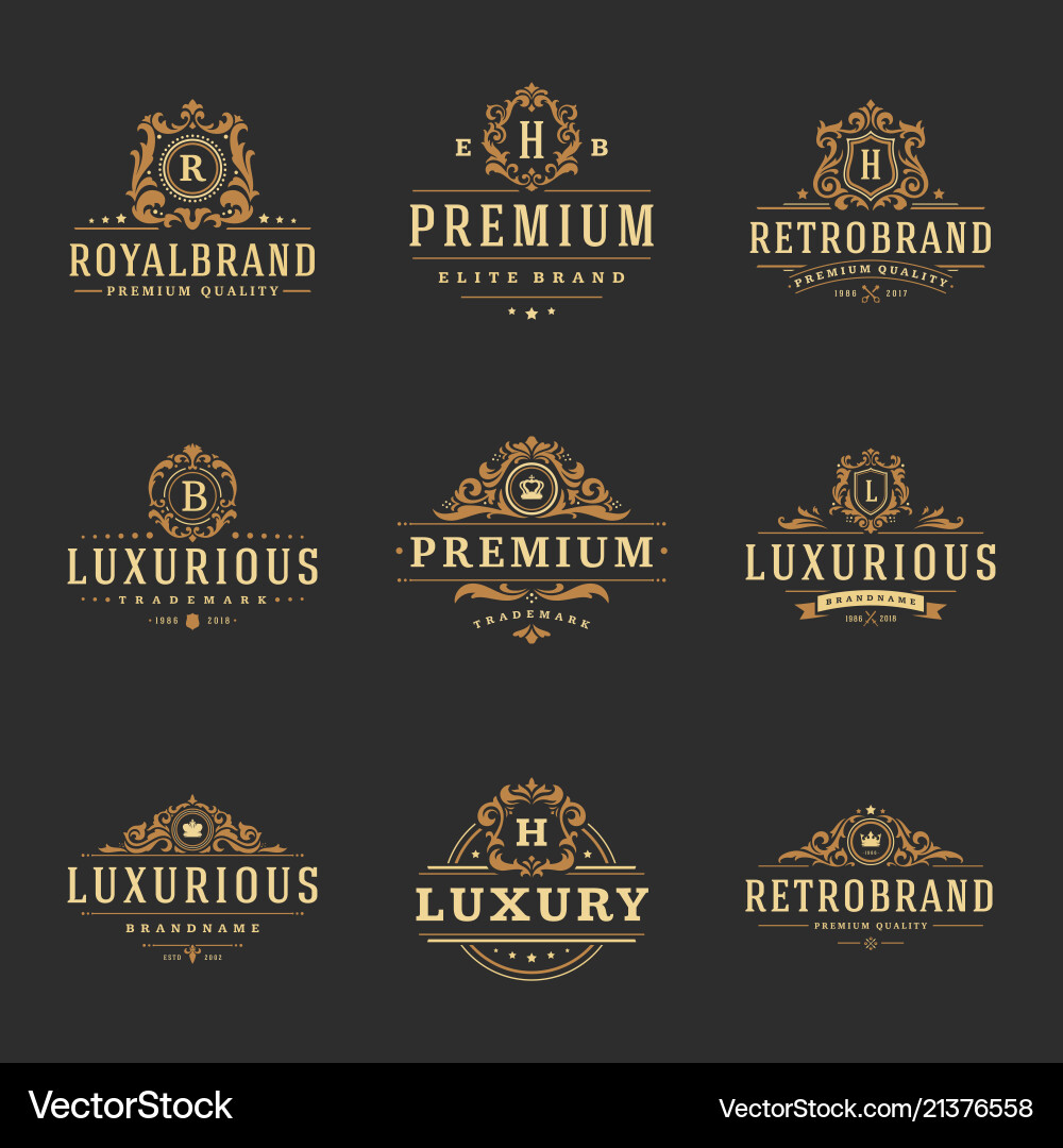 Luxury Monogram Vector Images (over 560,000)