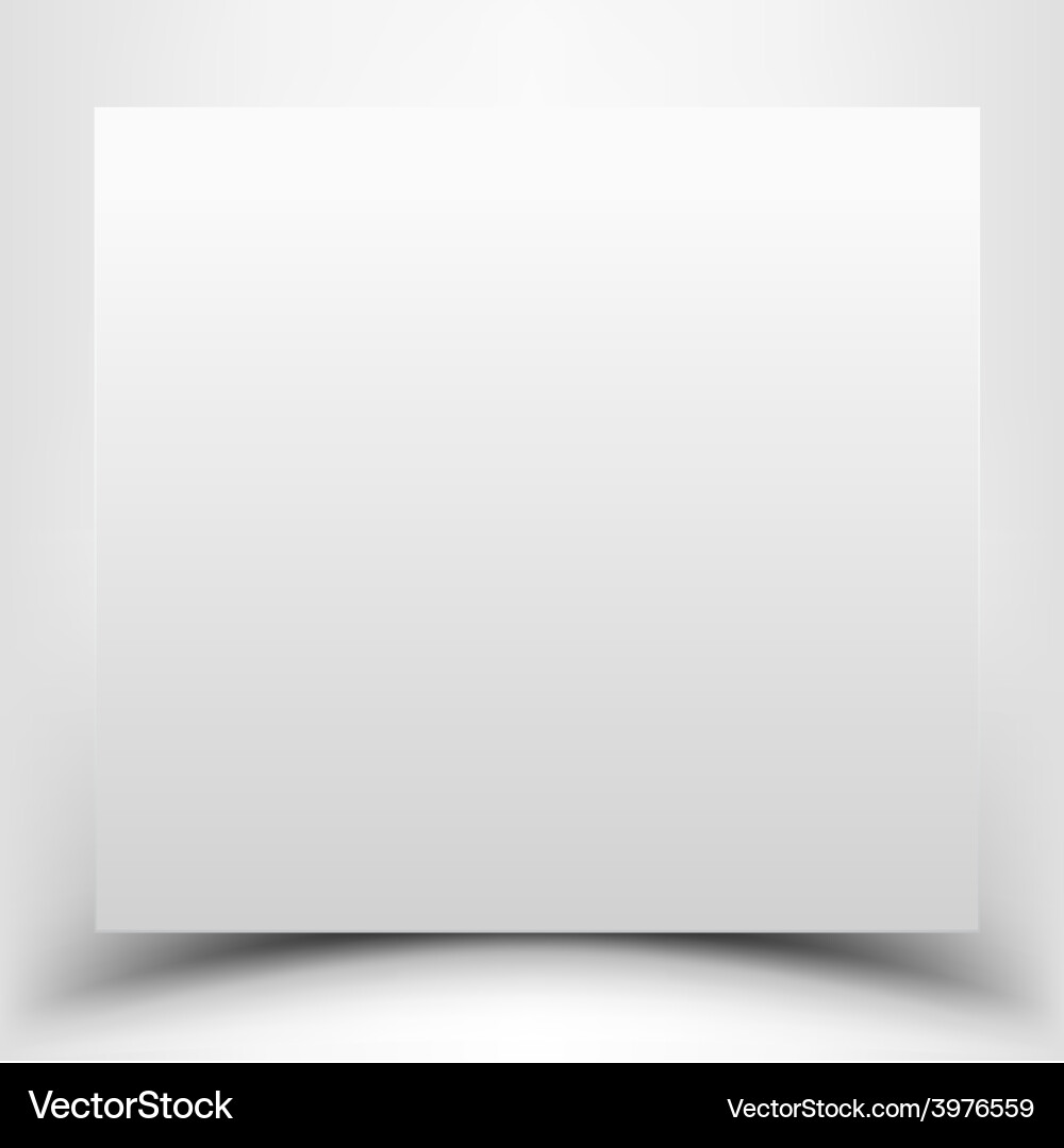 Blank white Royalty Free Vector Image - VectorStock