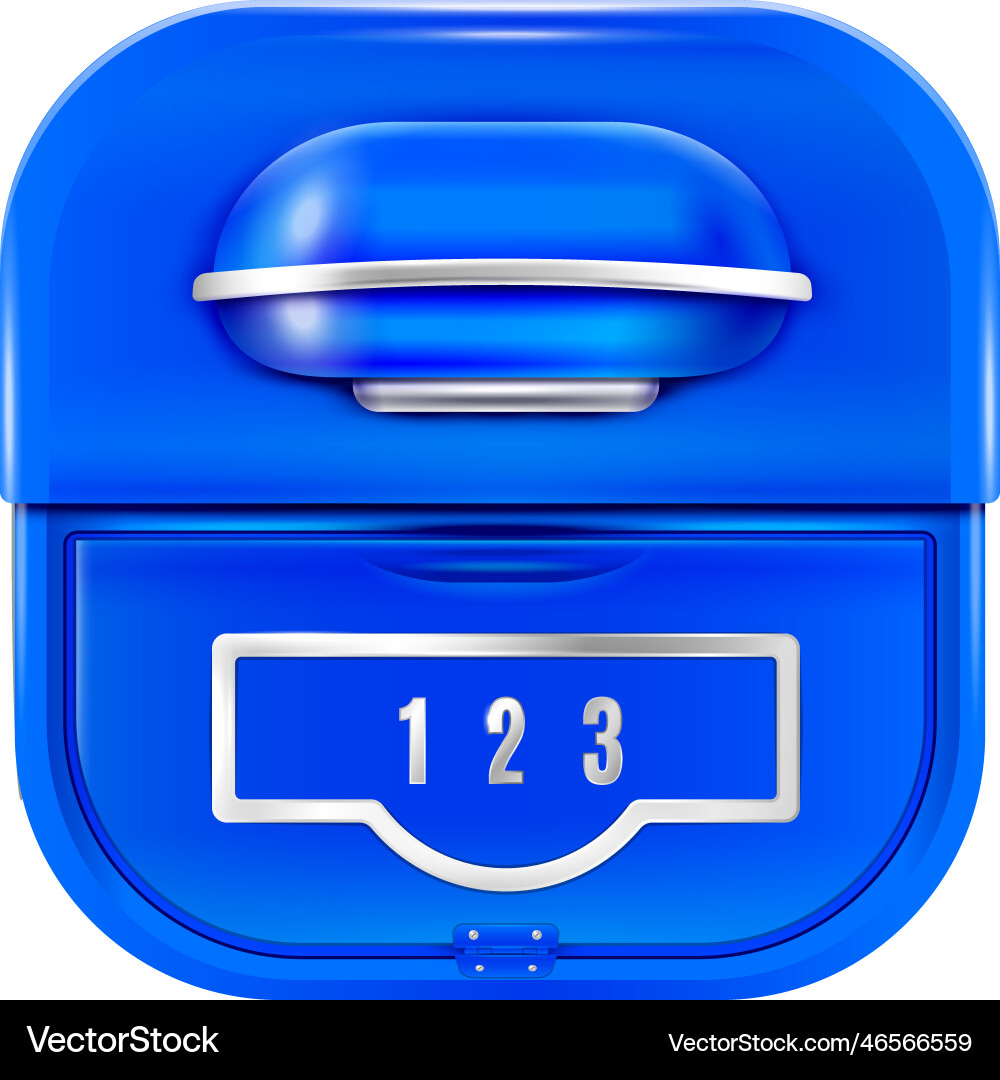 Realistic mailbox Royalty Free Vector Image - VectorStock
