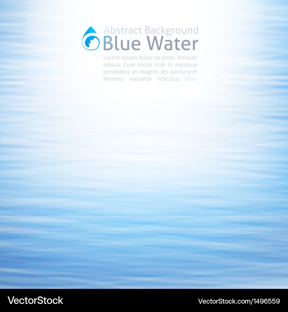 Water Texture Background Royalty Free Vector Image