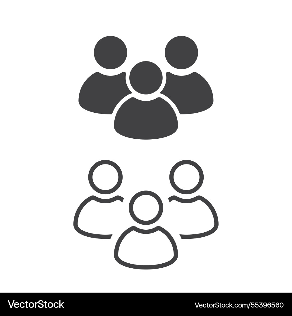Group of people chatting icon Royalty Free Vector Image