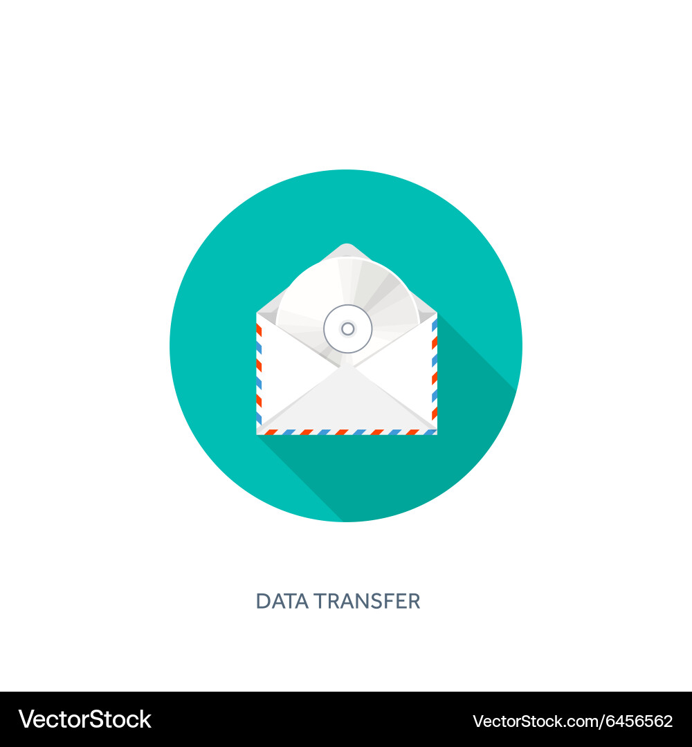 Envelope icon letter email Royalty Free Vector Image