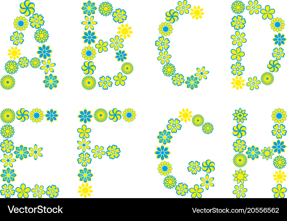 Font Royalty Free Vector Image - VectorStock
