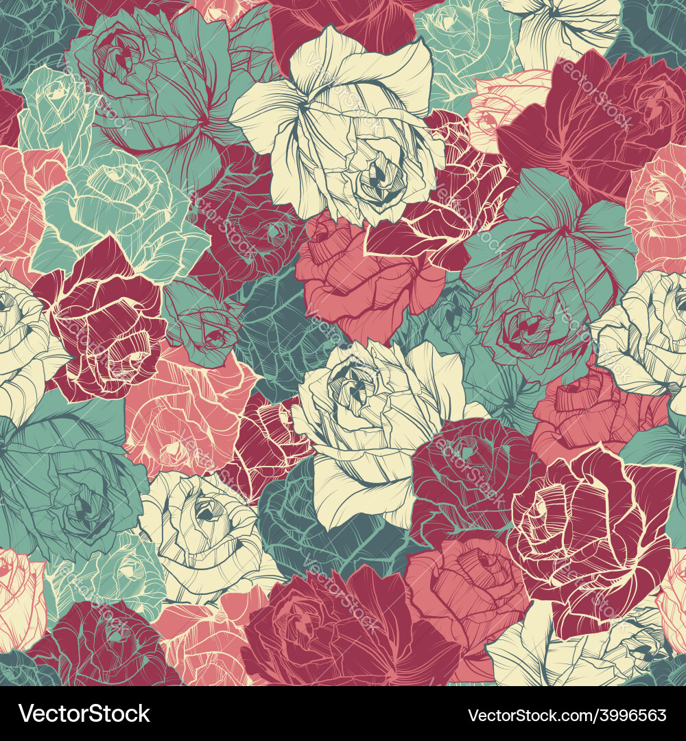 Rose Pattern Outline Vector Images (over 13,000)