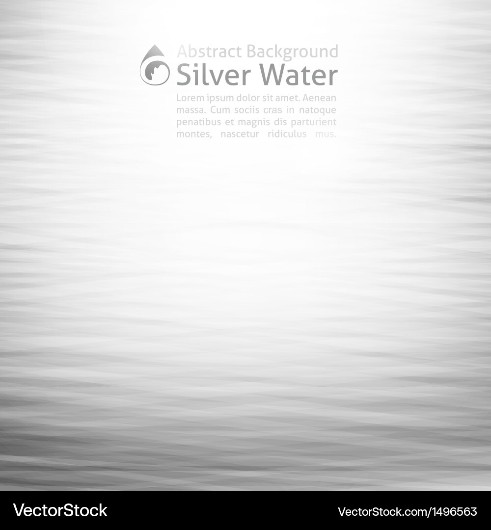 Water Surface Background Royalty Free Vector Image