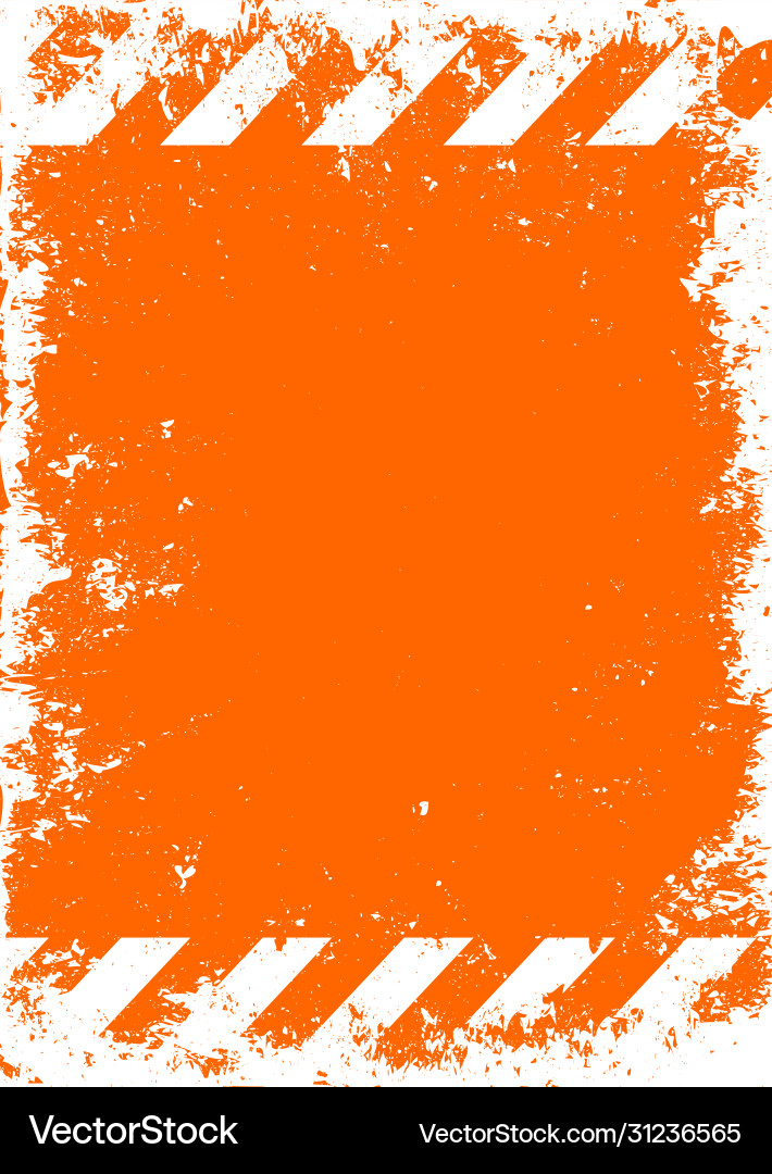 Caution & Warning Grunge Background Royalty Free Vector