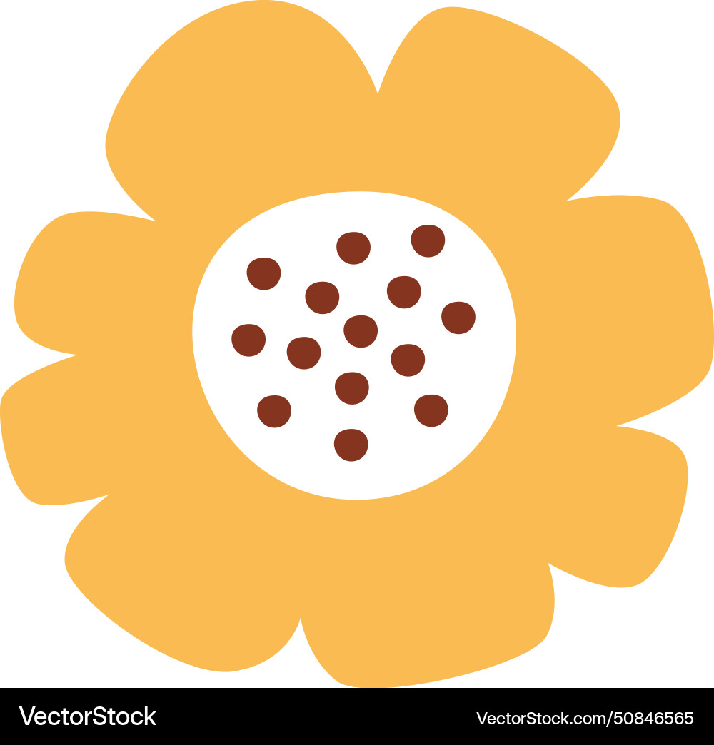 Flower head icon Royalty Free Vector Image - VectorStock