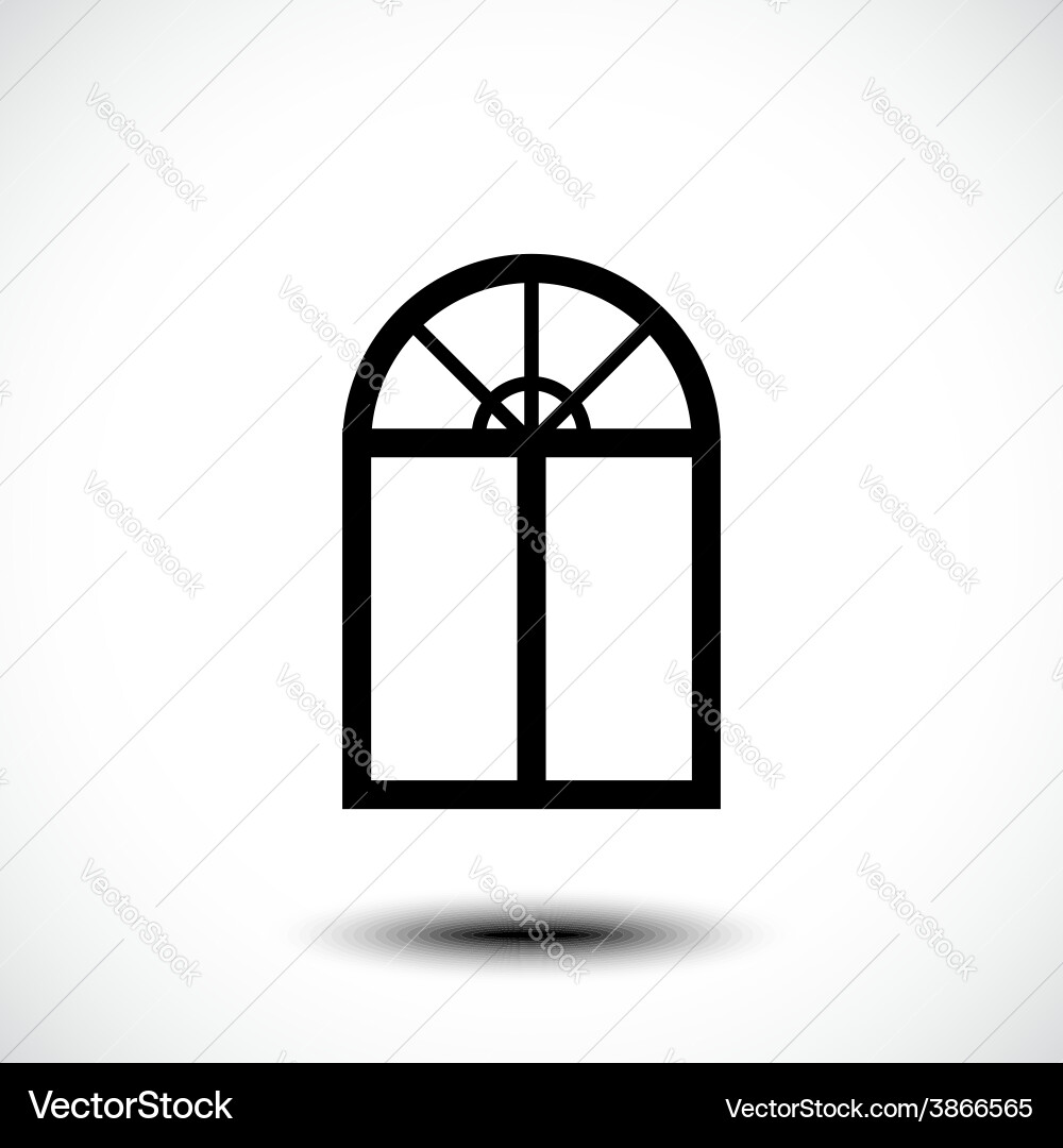 Window icon Royalty Free Vector Image - VectorStock