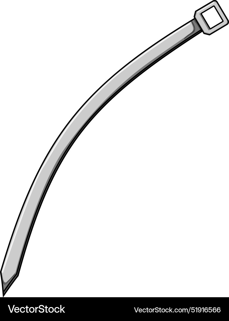 Wire cable ties cartoon Royalty Free Vector Image