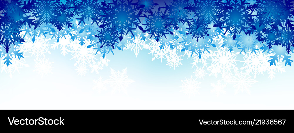 Winter Snowflake Background Royalty Free Vector Image