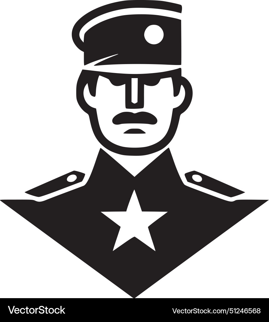 Army - minimalist and simple silhouette Royalty Free Vector