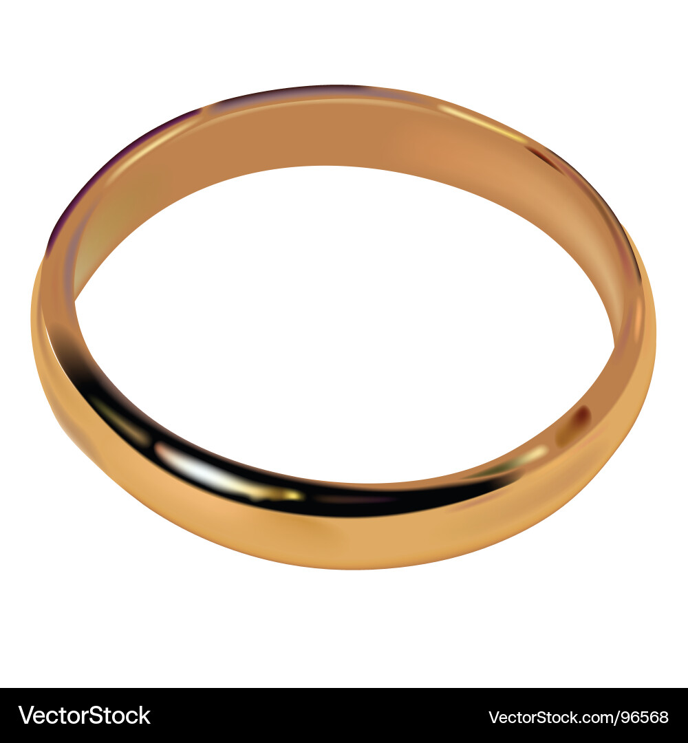 Wedding ring Royalty Free Vector Image - VectorStock
