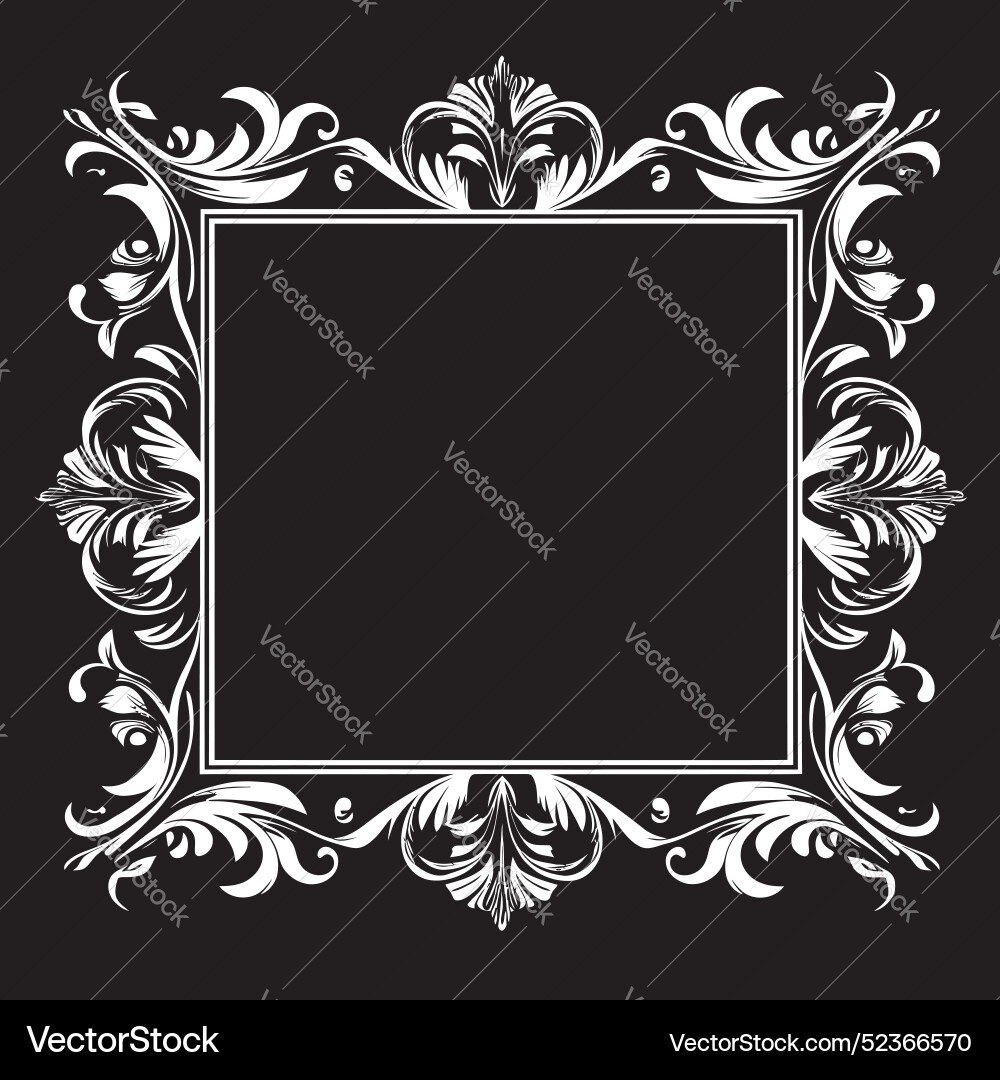 Futuristic fusion black frame logo icon design Vector Image