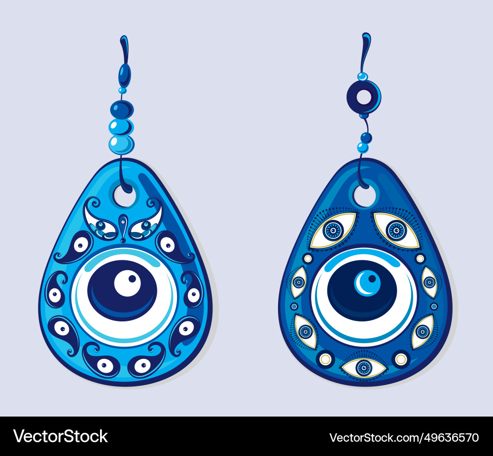 Turkish nazar amulet Royalty Free Vector Image