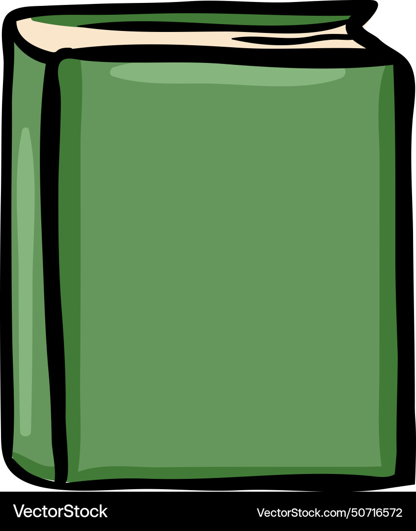 Book hand drawn doodle icon Royalty Free Vector Image