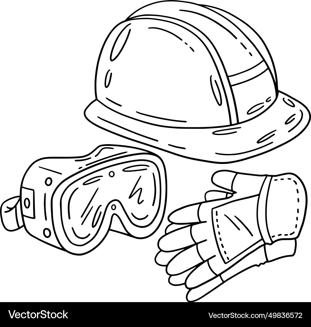 Hard Hat Line Drawing Vector Images (over 530)