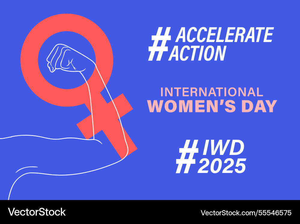 Accelerate action campaign pose international Vector Image