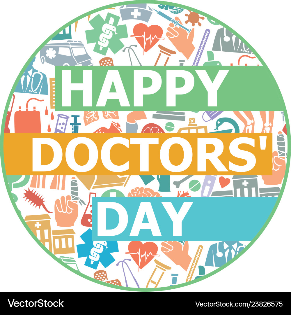 Doctors day Royalty Free Vector Image - VectorStock
