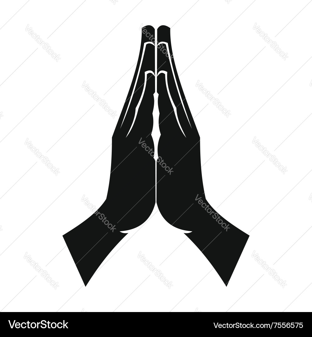 Praying Hands Vector