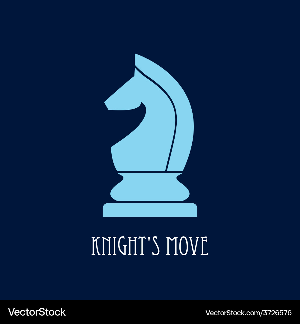 Chess Knight Symbol Royalty Free Vector Image - VectorStock