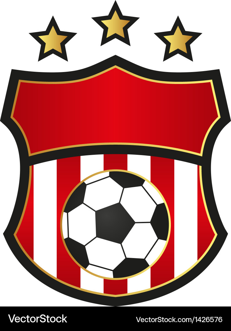 Football emblems Royalty Free Vector Image - VectorStock