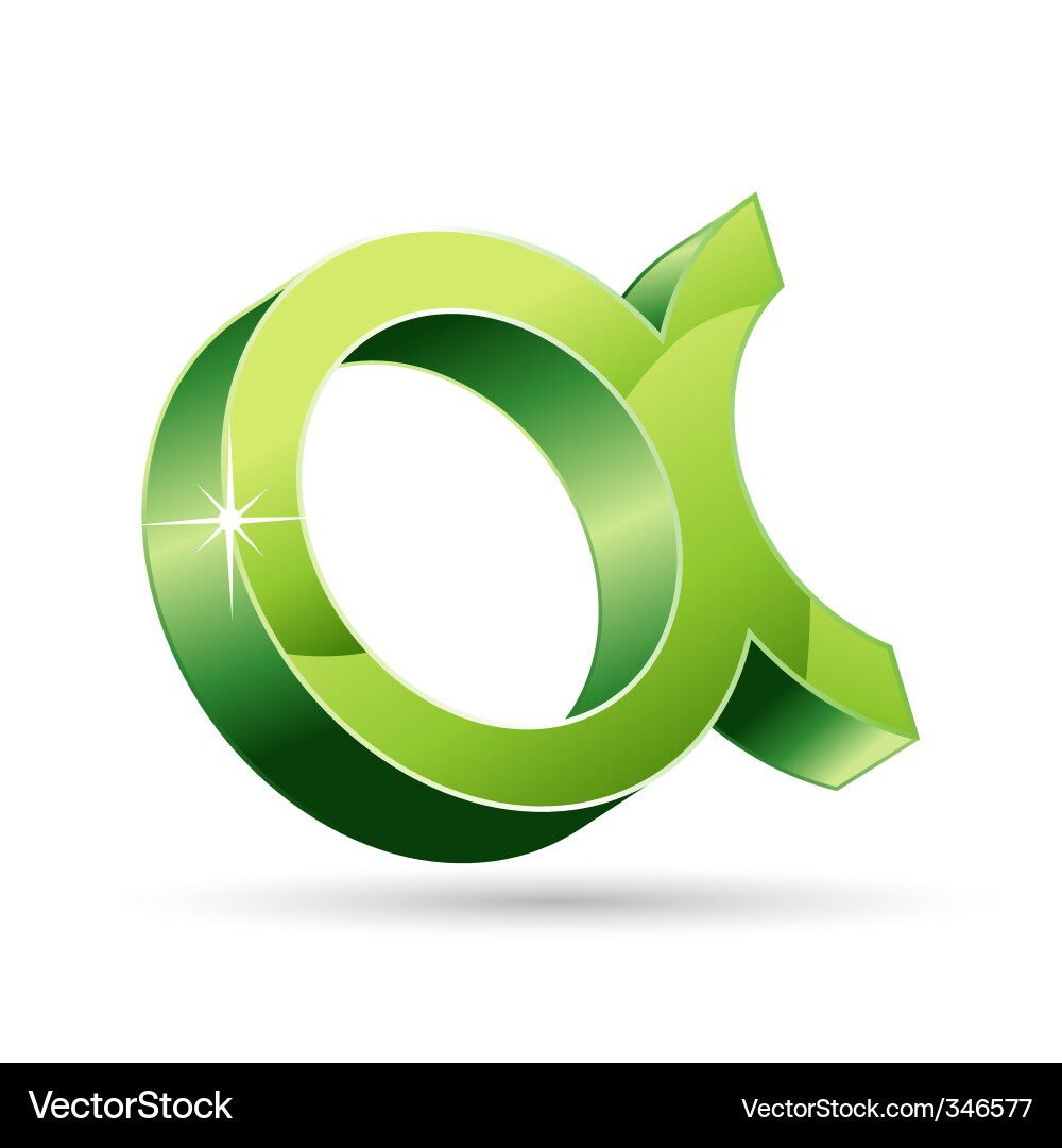 Alpha Symbol Icon Royalty Free Vector Image - VectorStock