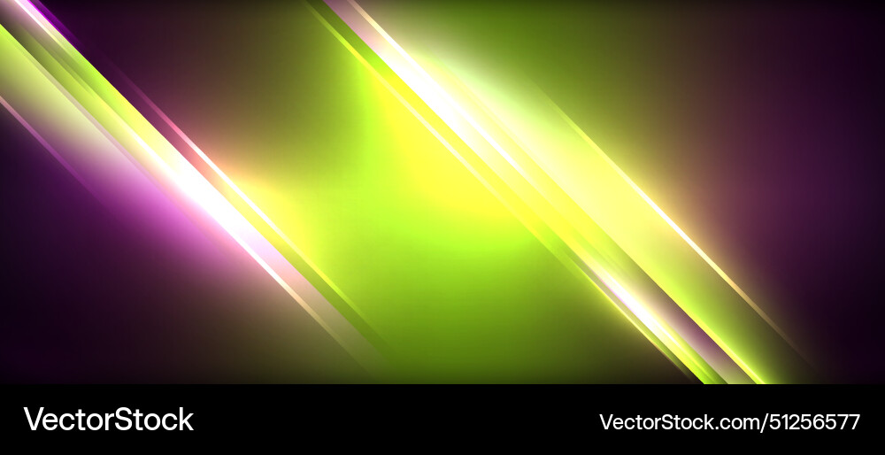 Colorful visual effects on a purple and green Vector Image