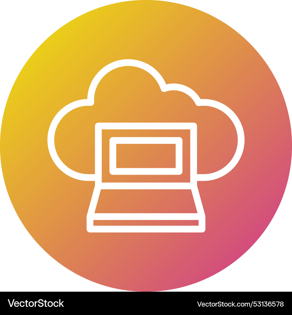 Laptop icon design Royalty Free Vector Image - VectorStock