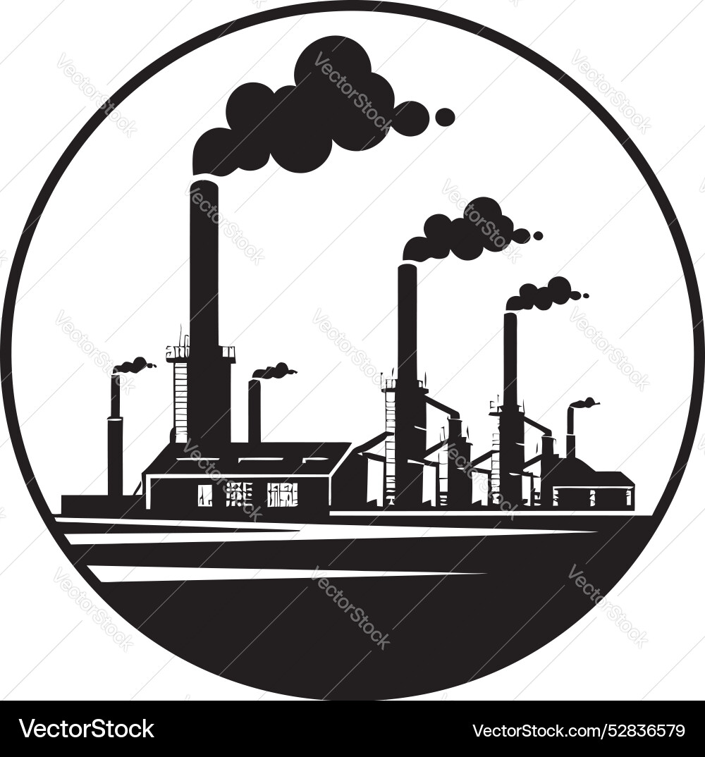 Ecostack solutions emblematic icon pure air Vector Image