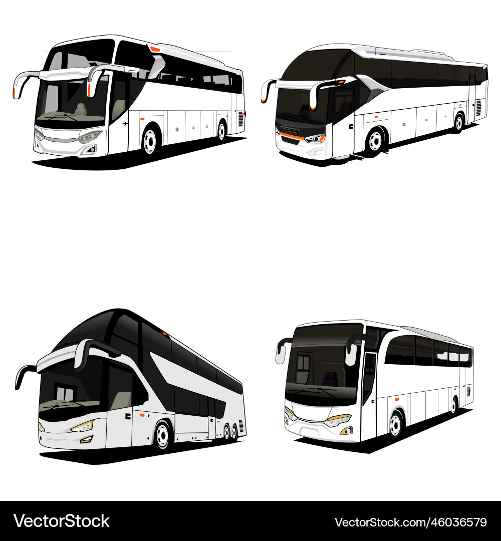 Inter city bus transport indonesia Lizenzfreies Vektorbild