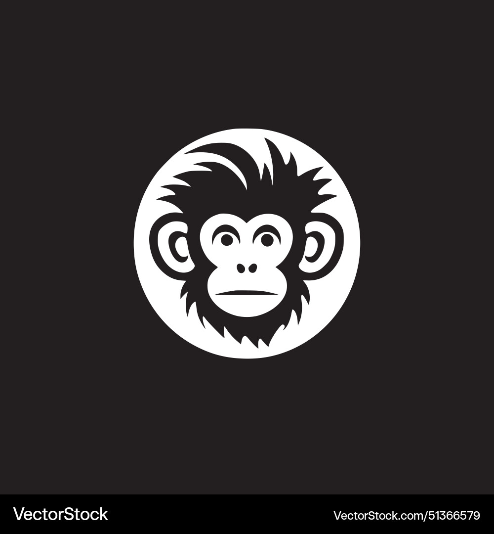 Monkey - high quality logo ideal for t-shirt Vector Image
