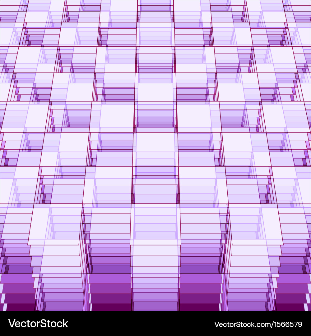 Perspective geometric template Royalty Free Vector Image