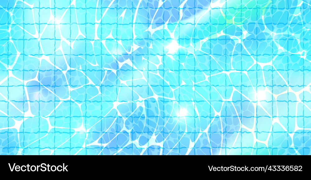 Empty swimming pool top view seamless texture Vector Image