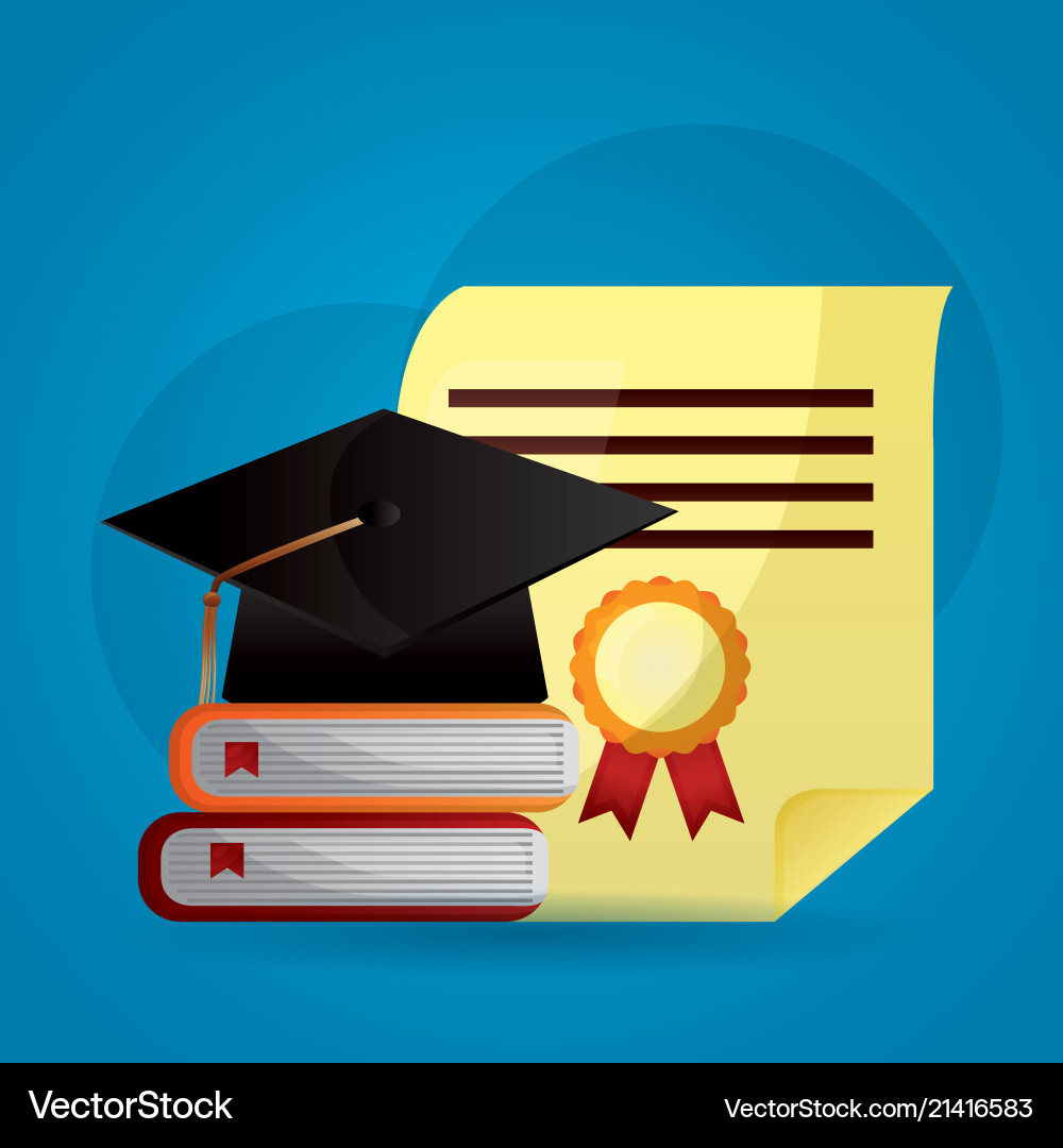 Congratulations graduation card Royalty Free Vector Image