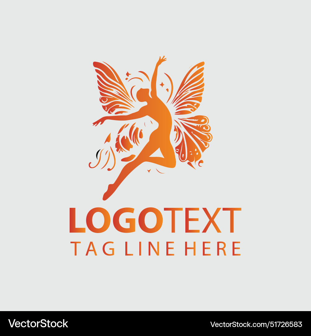 Dancing logo Royalty Free Vector Image - VectorStock