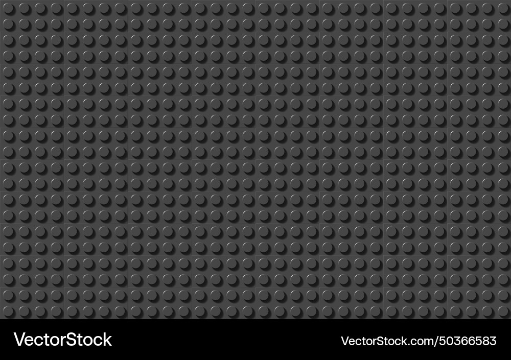Grey plastic toy blocks modern bricks background Vector Image