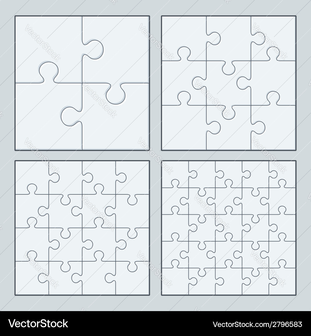 Puzzles Royalty Free Vector Image - VectorStock