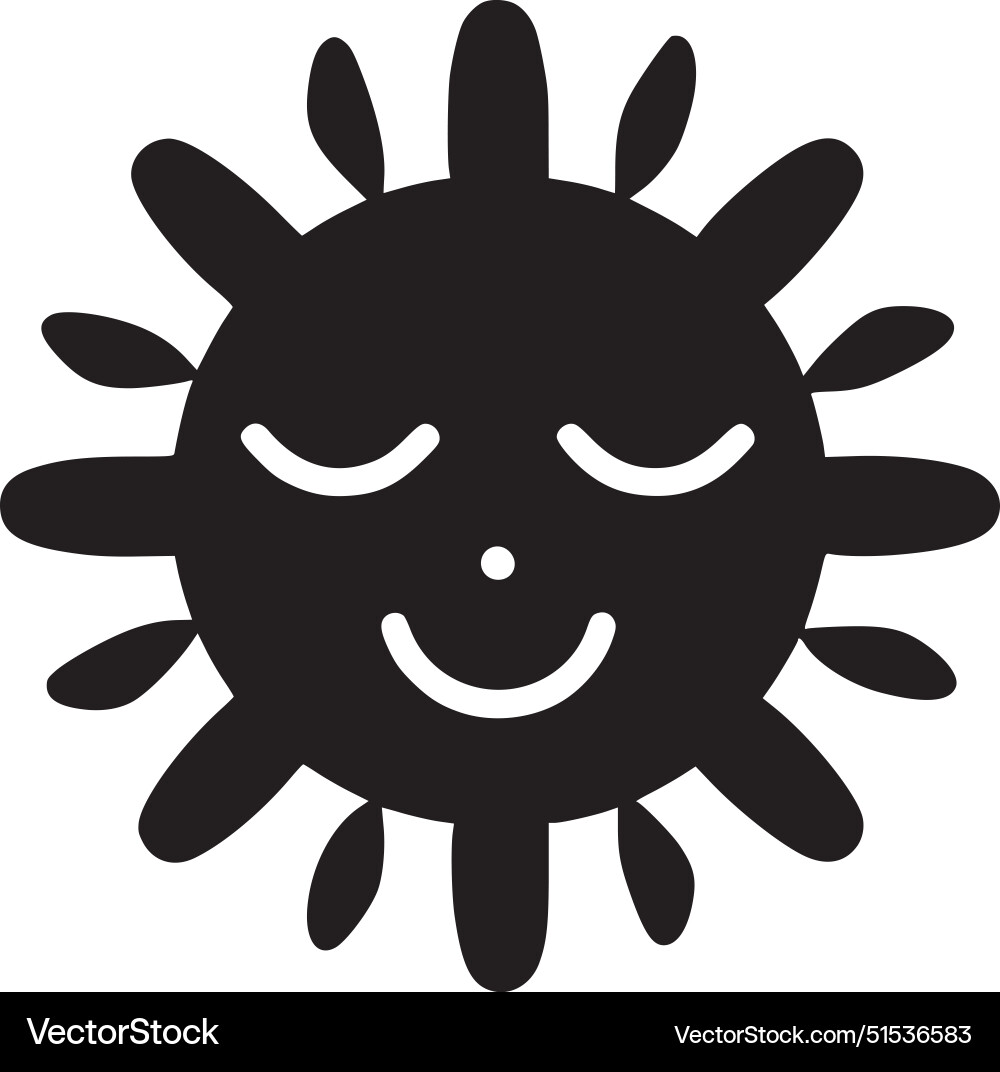 Sun - high quality logo - ideal for t-shirt Vector Image