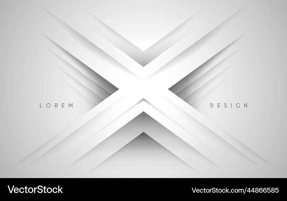 Abstract White Cross Lines Background Royalty Free Vector