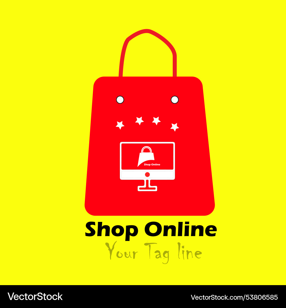 Shop online Royalty Free Vector Image - VectorStock