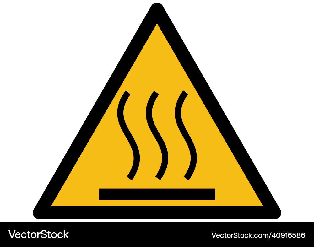 Hot surface Royalty Free Vector Image - VectorStock