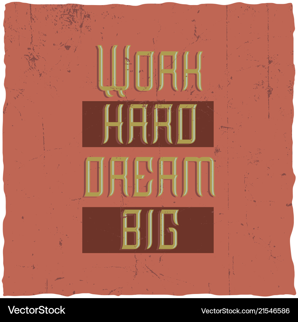Motivational poster Royalty Free Vector Image - VectorStock