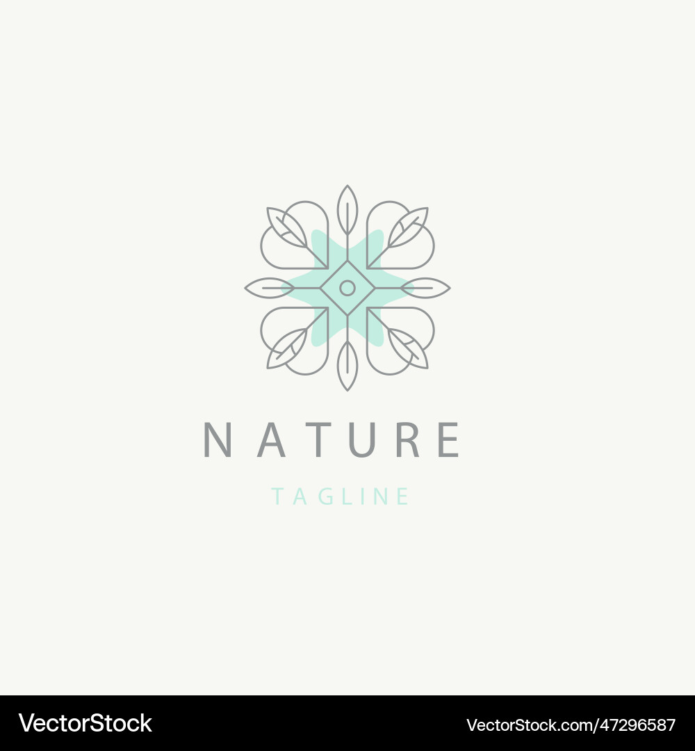 Nature logo Royalty Free Vector Image - VectorStock