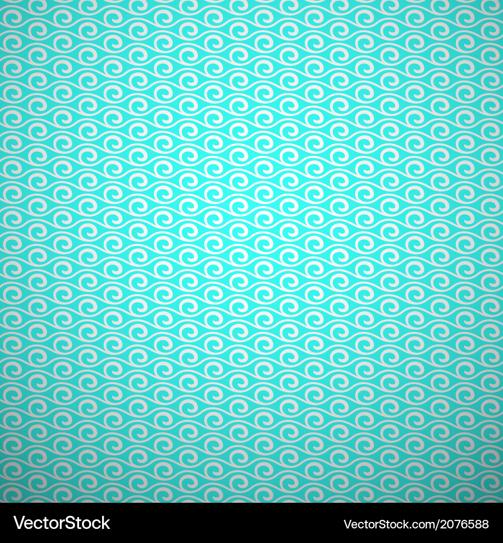 Abstract aqua elegant seamless pattern blue Vector Image