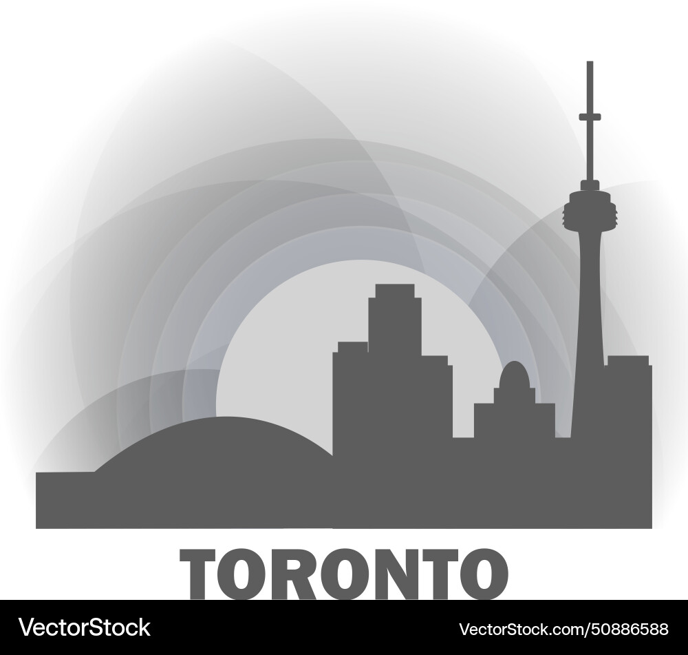 Canada toronto Royalty Free Vector Image - VectorStock