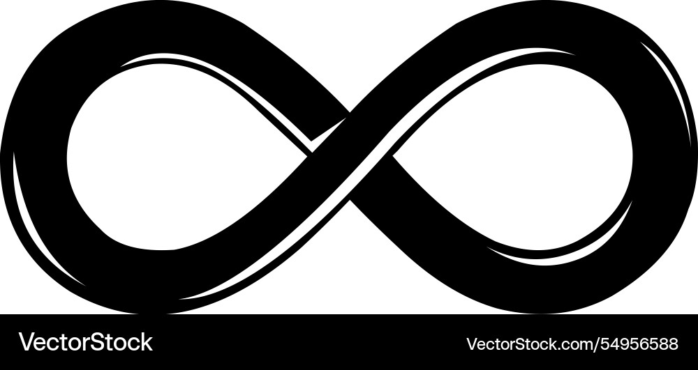 Infinity symbol Royalty Free Vector Image - VectorStock