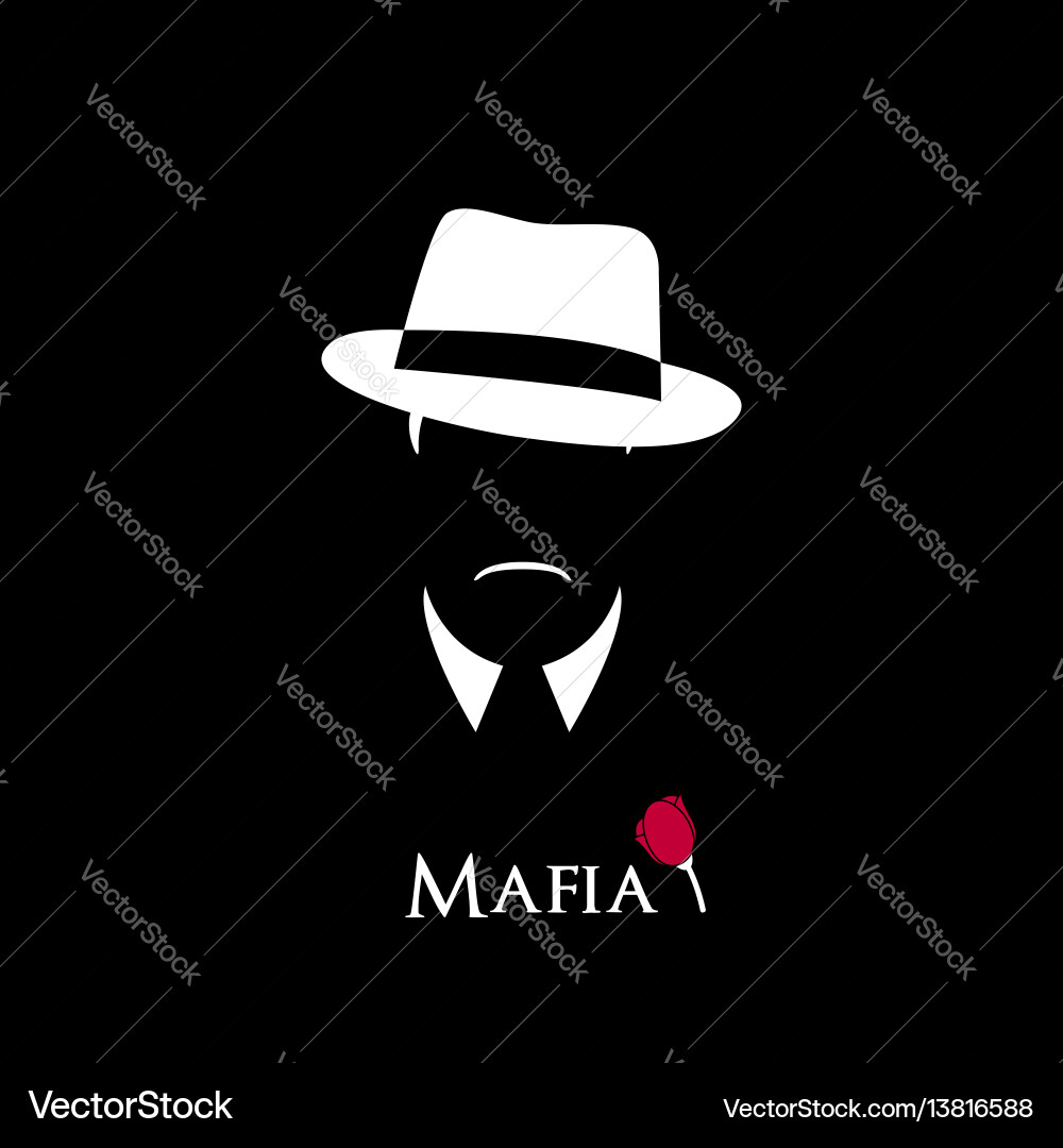 Italian mafioso Royalty Free Vector Image - VectorStock