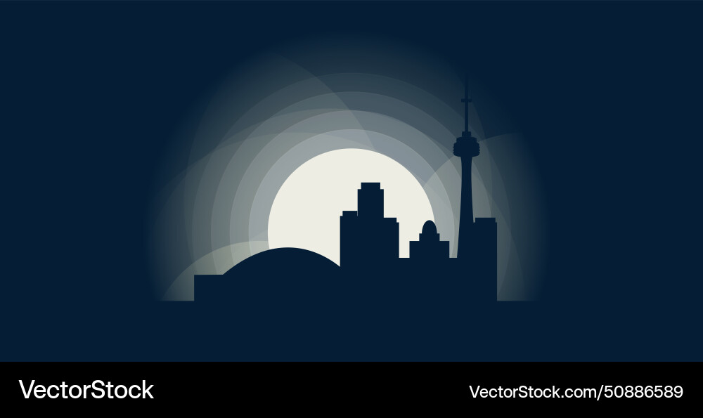 Canada toronto Royalty Free Vector Image - VectorStock